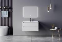 China Mocee 6052-2 Plywood Bathroom Vanity with LED Mirror 60cm Waterproof Cabinet Set for sale