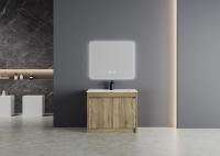 China Modern Plywood Bathroom Vanity with LED Mirror 6051-1 Waterproof Cabinet Set 1200mm for sale