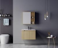 China Mocee 6050 Modern Plywood Bathroom Vanity with Mirror Cabinet Waterproof Storage for sale