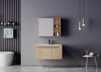 China Mocee 6049 Plywood Bathroom Vanity with Mirror Cabinet Waterproof 1200mm for sale