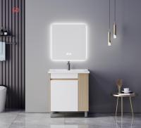 China Mocee CK001 Plywood Bathroom Vanity with LED Mirror 600mm Waterproof Cabinet Set for sale