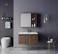 China Mocee CK002 Plywood Bathroom Vanity with Mirror Cabinet 600mm Waterproof Set for sale