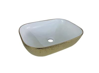 China Mocee Ceramic Vessel Sink Art Basin 16 inch Above Counter Bathroom Vanity Basin C338-C for sale