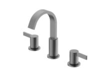 China Solid Brass Double Handle Basin Faucet 25006 Hot Cold Water Bathroom Sink Mixer Tap for sale