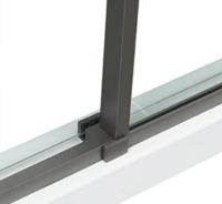China Mocee BD-050 Walk-in Shower Enclosure 8mm Tempered Glass Shower Screen Partition Custom Size Available for sale