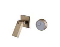 China Mocee Wall Mounted Single Handle Basin Faucet 25122 Solid Brass In-Wall Bathroom Sink Mixer for sale
