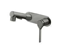 China Mocee 25136 Pull-Out Wall-Mounted Basin Faucet Brass Single Handle Concealed Bathroom Sink Mixer Tap 1.5 GPM for sale