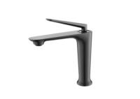 China Solid Brass Single Handle Basin Faucet 25204 Modern Bathroom Sink Mixer Tap 1 Hole for sale