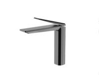 China Mocee Solid Brass Single Handle Basin Faucet 25205 Modern Bathroom Sink Mixer Tap 1 Hole for sale