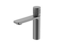 China Solid Brass Single Handle Basin Faucet 25207 Modern Bathroom Sink Mixer Tap 1 Hole for sale