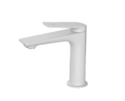 China Solid Brass Single Handle Basin Faucet 25208 Modern Bathroom Sink Mixer Tap 1 Hole for sale