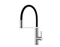 China Pull Out Kitchen Faucet 25506 Brass Single Handle Hot Cold Water Mixer Tap for sale