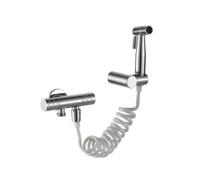 China Solid Brass Toilet Bidet Sprayer Set 26101 Handheld Bathroom Spray Gun with Flexible Water Control for sale