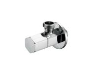 China Brass Angle Valve 26125 1/2 Inch Shut Off Stop Valve for Bathroom Water Control for sale