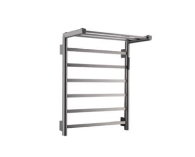 China SUS304 Electric Heated Towel Rack 27001 Bathroom Towel Warmer Rail 60W Fast Heating for sale