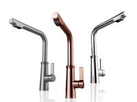 China Mocee 9029 Pull-Out Kitchen Mixer Faucet Lead-Free Aluminum 40cm Swivel Spout for sale