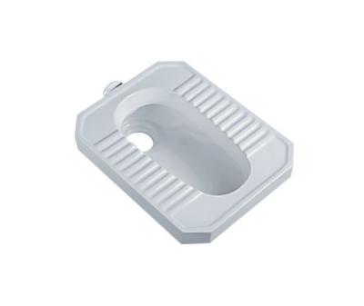 China Ceramic Squatting Toilet Pan D301 Floor Mounted 600x450mm Heavy Duty Public Use for sale