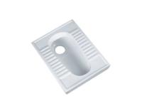 China Ceramic Squatting Toilet Pan D313 Floor Mounted 600x450mm Heavy Duty Public Use for sale