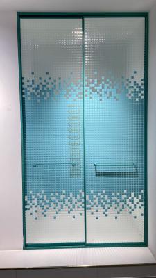 China Mocee BD-010 Double Sliding Shower Enclosure 8mm Tempered Glass Black Frame Custom Size for sale