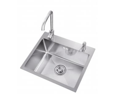 China Single Bowl Stainless Steel Kitchen Sink 50x40 cm Undermount HM-SB/S-5040 OEM ODM Custom for sale