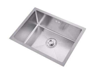 China Single Bowl Stainless Steel Kitchen Sink 45x40 cm OEM ODM Custom for sale