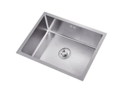 China Single Bowl Stainless Steel Kitchen Sink 50x40 cm Undermount Custom OEM ODM for sale