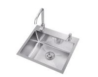 China Single Bowl Stainless Steel Kitchen Sink 550x450mm Undermount Custom OEM ODM for sale