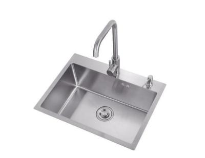 China Single Bowl Stainless Steel Kitchen Sink 5843 18 Gauge Undermount for sale