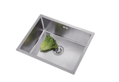 China Single Bowl Stainless Steel Kitchen Sink 6043 18 Gauge Undermount 304 Grade for sale