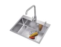 China Single Bowl Stainless Steel Kitchen Sink 650x450mm Undermount HM-SB/S-6545 OEM ODM Custom for sale