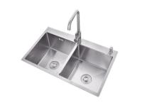 China Double Bowl Stainless Steel Kitchen Sink 8245 1000x500mm Undermount for sale
