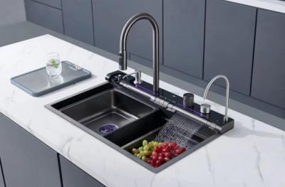China Stainless Steel Kitchen Sink Workstation Model M-B/7B-7546 – Multi-Function Kitchen Sink for sale