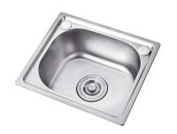 China Machine Made Stainless Steel Single Bowl Kitchen Sink 38x33 cm Model MM-SB/S-3833 for sale