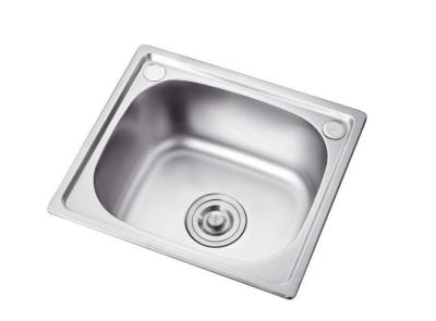 China Machine Made Stainless Steel Single Bowl Kitchen Sink 42x37 cm Compact Model MM-SB/S-4237 for sale