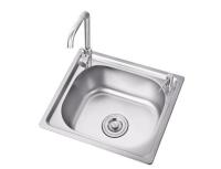 China Machine Made Stainless Steel Single Bowl Kitchen Sink 45x39 cm Compact Model MM-SB/S-4539 for sale