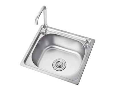 China Machine Made Stainless Steel Single Bowl Kitchen Sink 45x39 cm Compact Model MM-SB/S-4539 for sale
