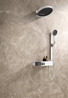China Mocee Thermostatic In-Wall Shower Set Brass Gold Finish 3-Function Concealed System for sale