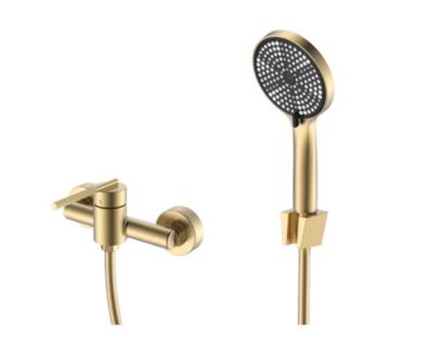 China Mocee Single Handle Brass Shower Faucet Gold Finish 20149 Bathroom Shower Mixer OEM ODM for sale