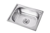 China Stainless Steel Single Bowl Kitchen Sink 48x35 cm Machine Made Compact Model for sale