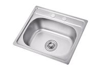 China Machine Made Stainless Steel Single Bowl Kitchen Sink 48x40 cm Compact Model MM-SB/S-4840 for sale