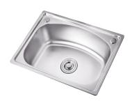 China Machine Made Stainless Steel Single Bowl Kitchen Sink 5641 450mm x 400mm for sale