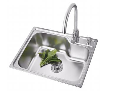 China Machine Made Stainless Steel Kitchen Sink Single Bowl Model MM-SB/S/BAY-6243 – Compact Sink for sale