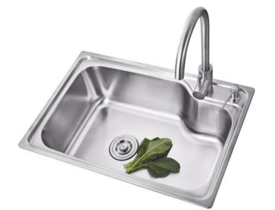 China Machine Made Stainless Steel Kitchen Sink Single Bowl Model MM-SB/S/BAY-6845 – Compact Sink for sale