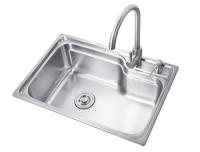 China Machine Made Stainless Steel Kitchen Sink Single Bowl Model MM-SB/S/BAY/SL-6845 – Compact Sink for sale