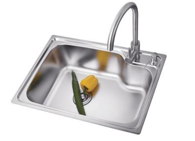China Machine Made Stainless Steel Kitchen Sink Single Bowl Model MM-SB/S/BAY/SL-7545 – Compact Sink for sale