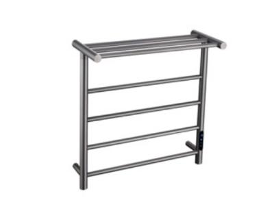 China Mocee 27009 SUS304 Electric Towel Warmer Rack – Heated Bathroom Towel Rail for sale