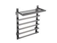 China Mocee 27011 SUS304 Electric Towel Warmer Rack – Heated Bathroom Towel Rail for sale
