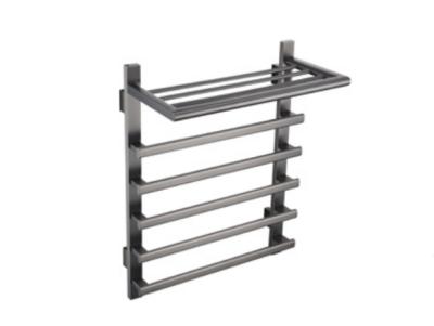 China Mocee 27011 SUS304 Electric Towel Warmer Rack – Heated Bathroom Towel Rail for sale