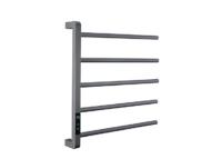 China Mocee 27012 SUS304 Electric Towel Warmer Rack – Heated Bathroom Towel Rail for sale
