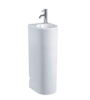 China Mocee H310 Pedestal Basin 290×330×850mm – Ceramic Bathroom Wash Basin with Stand for sale